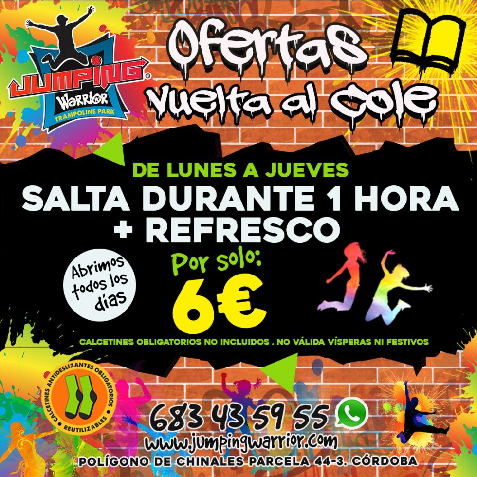 JUMPING WARRIOR | TRAMPOLINE PARK CÓRDOBA