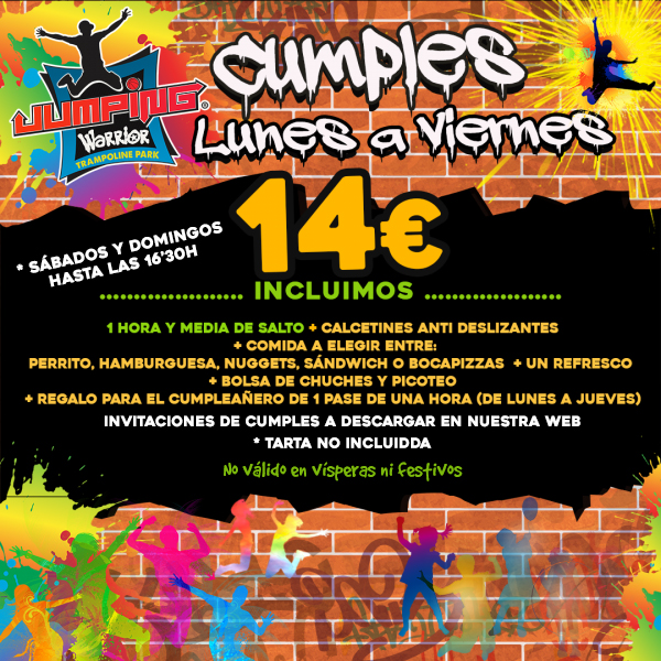 JUMPING WARRIOR | TRAMPOLINE PARK CÓRDOBA