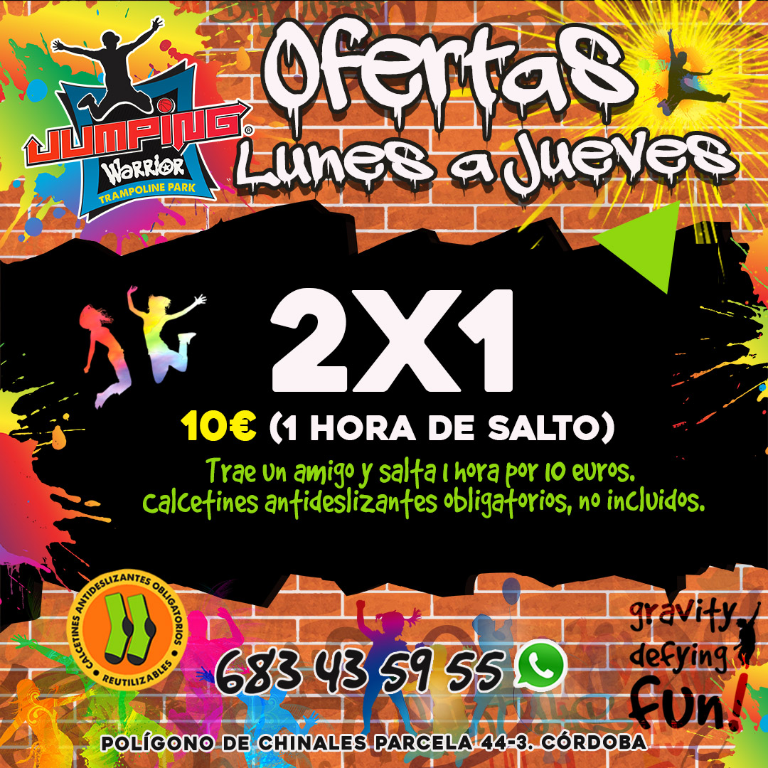 JUMPING WARRIOR | TRAMPOLINE PARK CÓRDOBA